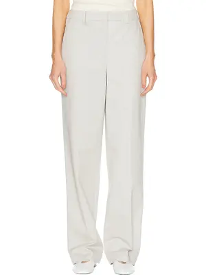 GRLFRND Slouchy Chino Pant - Stone Grey