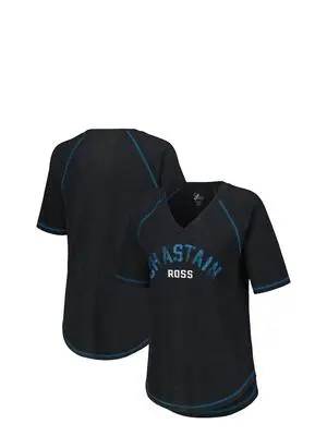 G-III 4HER BY CARL BANKS Ross Chastain Raglan Thermal Top - Black