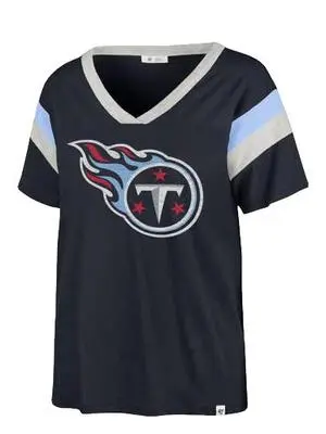 '47 47 Tennessee Titans Phoenix V-neck T-shirt - Navy