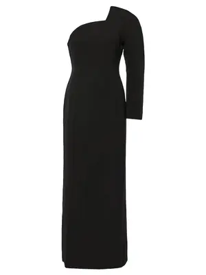 Jacquemus La Robe Pablo Crêpe Gown - Black