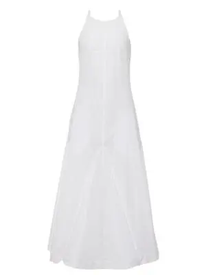 Sportmax Cotton Poplin Midi Dress - White