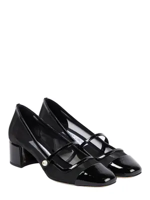 JIMMY CHOO Elisa 45 Mary Jane Pumps - Black