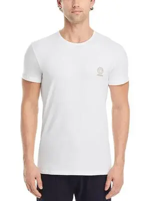 Versace Cotton Blend Tees, Pack Of 2 Optical White