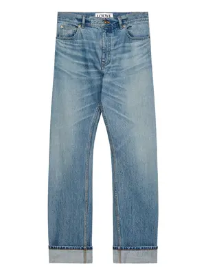 Loewe Straight Leg Jeans - Blue