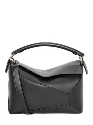 Loewe Puzzle Edge Top-handle Bag - Black