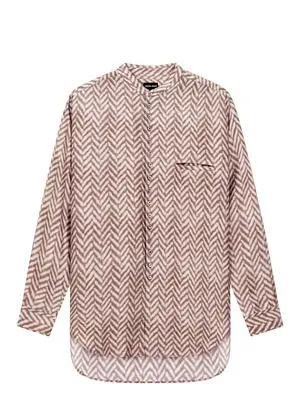 Giorgio Armani Silk Shirt - Beige