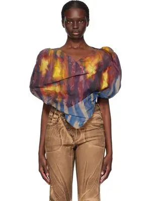 VIVIENNE WESTWOOD Heart Blouse K211 Multi