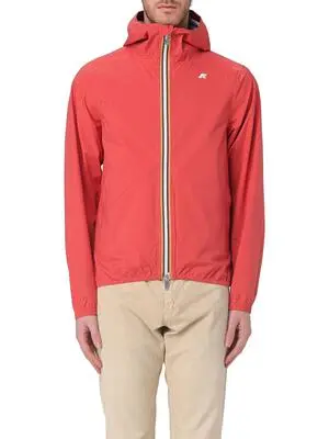 K-WAY K-Way Zip-Up Hooded Jacket Red