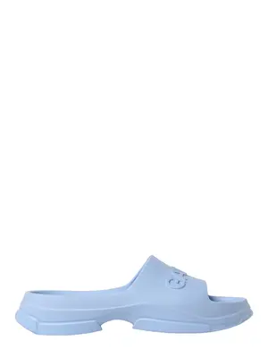 GANNI GANNI Flat Sandals Gnawed Blue
