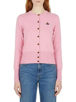 VIVIENNE WESTWOOD Buttoned Knit Sweater - Pink