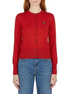 VIVIENNE WESTWOOD Buttoned Knit Sweater - Red
