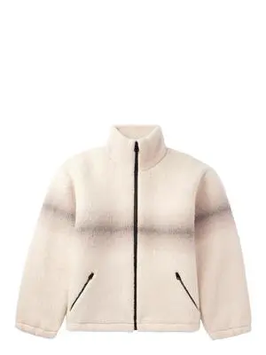 Loro Piana Dégradé Cashmere Bomber Jacket - Neutrals