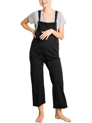 NOM MATERNITY Nom Maternity Imogen Overalls Black