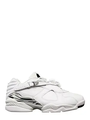 JORDAN 8 Retro Low "metallic Silver" Sneakers - White