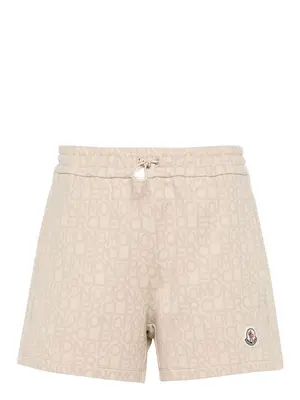 MONCLER Moncler Monogram Jacquard Shorts