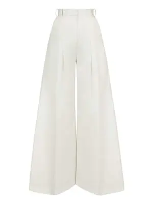 Nina Ricci Tailored Palazzo Trousers - White