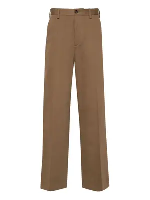 OUR LEGACY OUR LEGACY Pressed-Crease Straight Leg Trousers