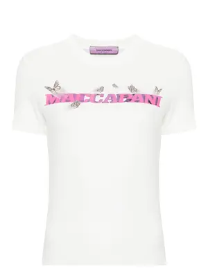 MARGHERITA MACCAPANI Logo-print T-shirt - White