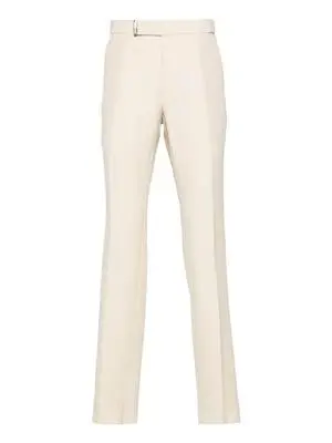 TOM FORD Twill Tailored Trousers - Neutrals