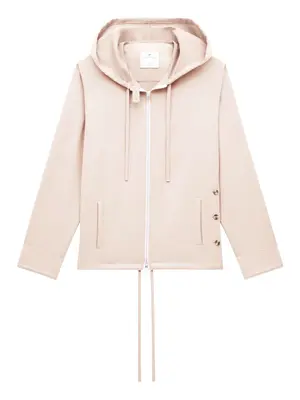 COURREGES Hooded Zip-up Jacket - Neutrals