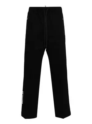 Moncler Logo-patch Cotton Track Pants - Black