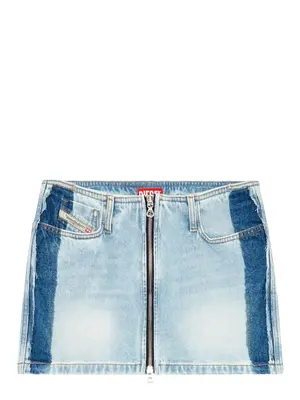 DIESEL De-ron-s4 Mini Skirt - Blue