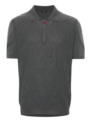Kiton Knitted Polo Shirt - Grey