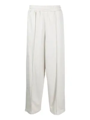 FIVE CM Elasticated-waist Straight-leg Trousers - Neutrals