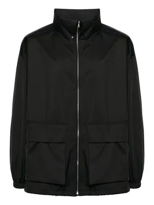 Auralee Concealed-hood Cargo Jacket - Black