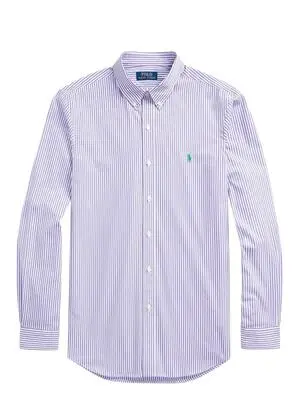 Polo Ralph Lauren Polo Pony-embroidered Striped Shirt - White