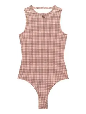 COURREGES Courrèges Buckle Checked Body
