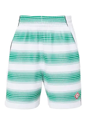 CASABLANCA Casablanca Striped Jacquard Track Shorts