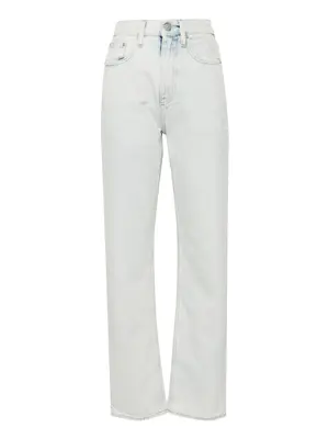 Calvin Klein High-rise Straight-leg Jeans - Blue