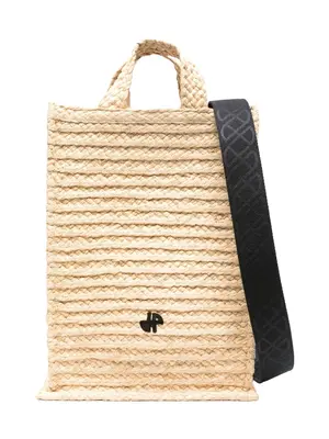 Patou Raffia Tote Bag - Neutrals