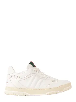 Gucci Re-web Leather Sneakers - White