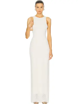 L'academie By Marianna Amary Maxi Dress - Ivory