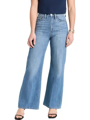 Joe's Jeans Mia High-rise Wide-leg Jeans - Hot Shot