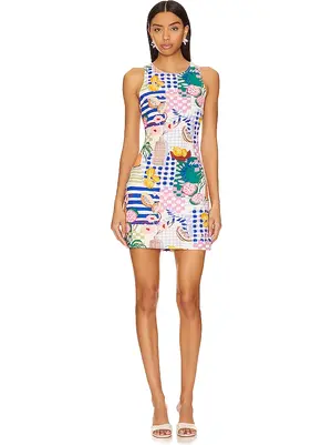 Minkpink Al Fresco Mini Dress - Picnic Print