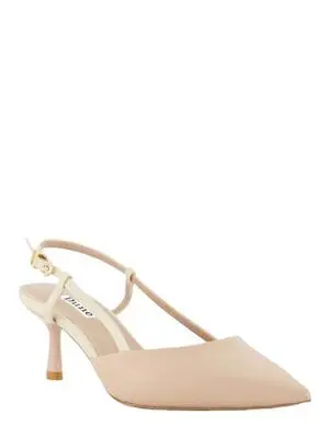 Dune London Pointed Toe Slingback Pumps - Blush
