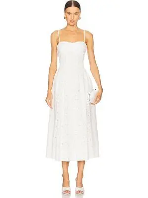 Simkhai Kittiya Midi Dress - White