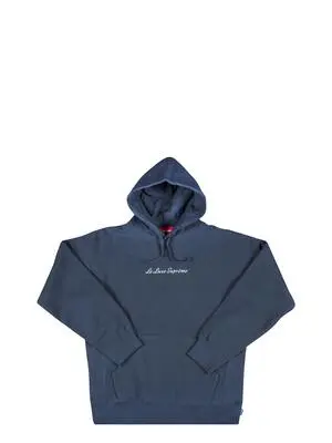 Supreme Supreme Le Luxe Hooded Sweatshirt Blue