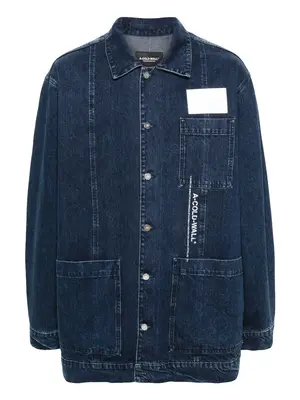 A-COLD-WALL* Logo Denim Jacket - Blue