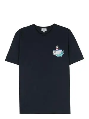 Woolrich Logo-print Cotton T-shirt - Blue