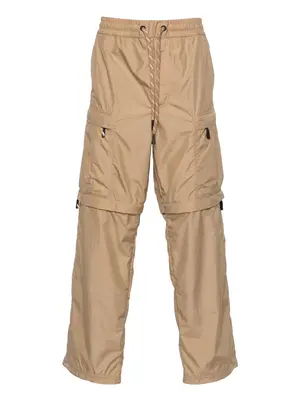 Moncler Ripstop Straight Trousers - Neutrals