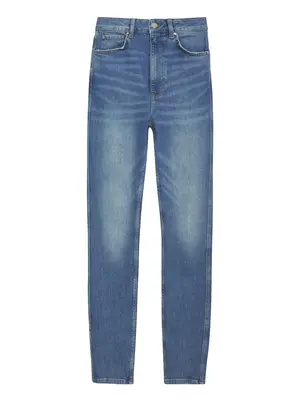 ANINE BING Beck High-rise Skinny Jeans - Blue
