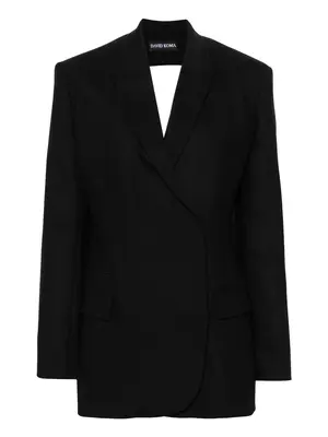 David Koma Cut-out Blazer - Black