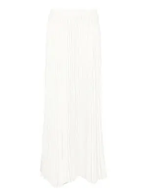 STYLAND STYLAND High-Waist Pleated Midi Skirt