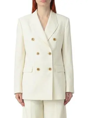 GOLDEN GOOSE Double-breasted Jacket - Yellow Cream