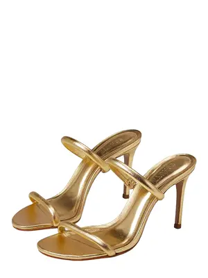 Schutz Schutz Taliah Heeled Sandals Gold