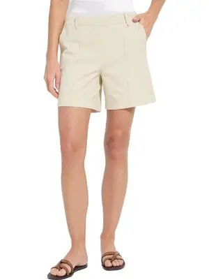Lyssé Stretch Twill Amanda Shorts - Beige